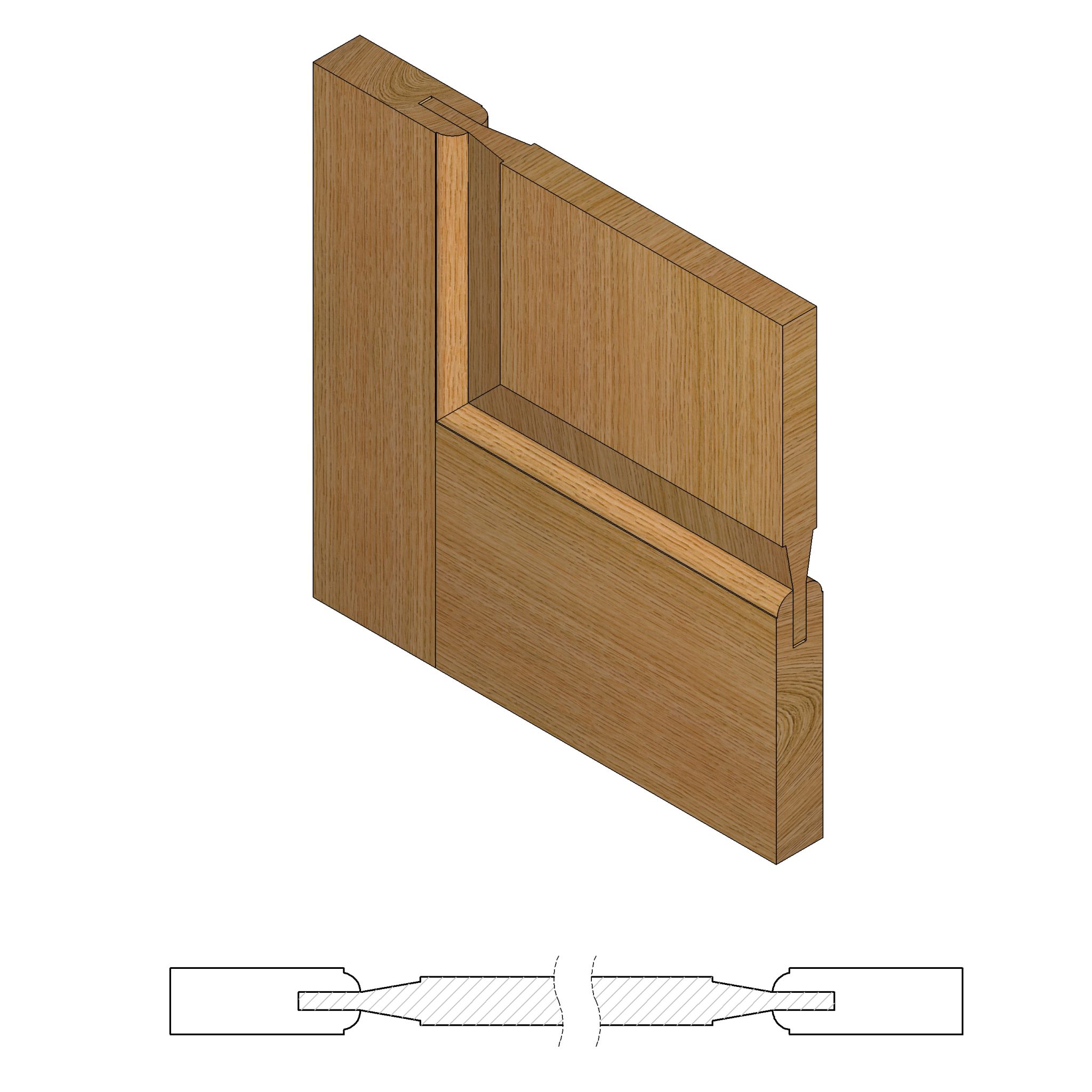 Raised & Fielded - Cadwell Green Doors